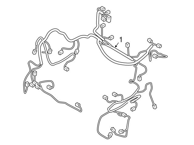 Genuine Volvo 31412779 Engine Wiring Harness - Volvo
