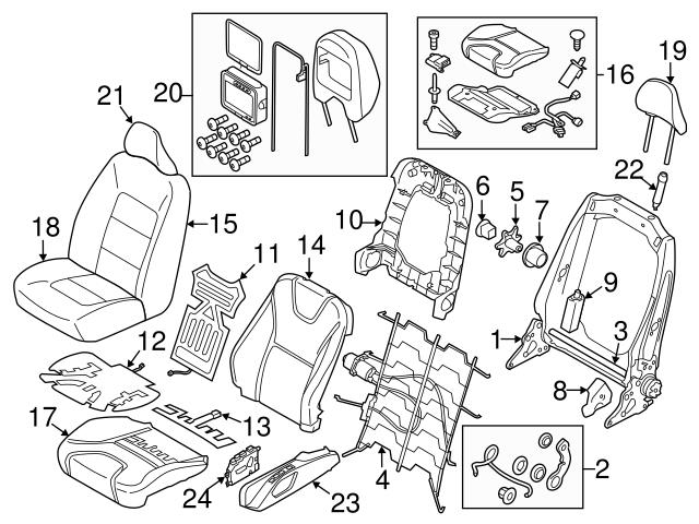 Genuine Volvo 31421353 Power Seat Switch; Right - Volvo | 30644828 ...