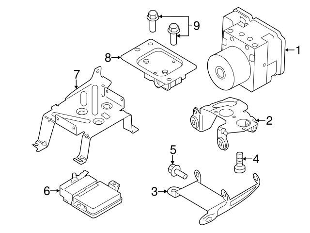 Genuine Volvo 31423350 ABS Hydraulic Assembly - Volvo