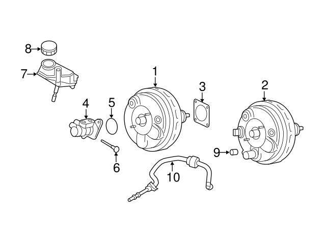 Genuine Volvo 31423510 Power Brake Booster/Servo - Volvo