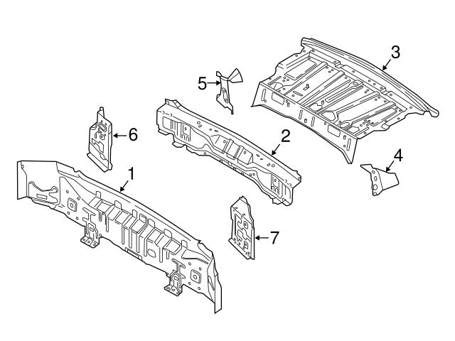 Genuine Volvo 31424652 D Pillar; Right - Volvo