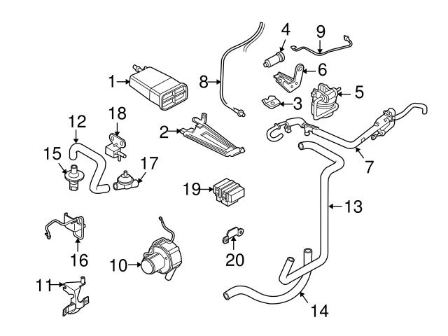 Genuine Volvo 31430034 Secondary Air Injection Check Valve Solenoid ...