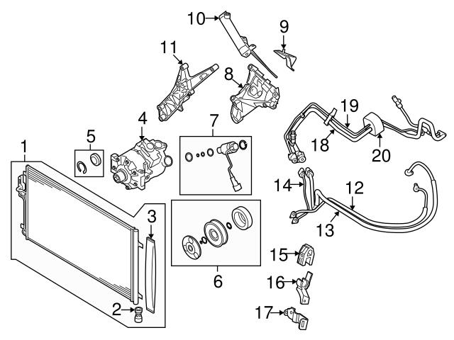 Genuine Volvo 31436166 A/C Compressor Relief Valve - Volvo