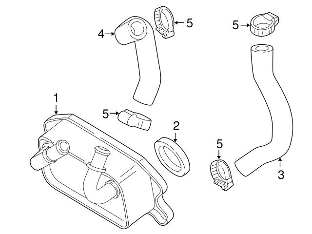 Genuine Volvo 31439470 Engine Oil Cooler Line - Volvo | 30676906