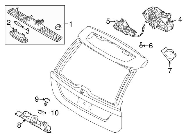 Genuine Volvo 31440244 Trunk Lock Actuator Motor - Volvo | 31276723 ...