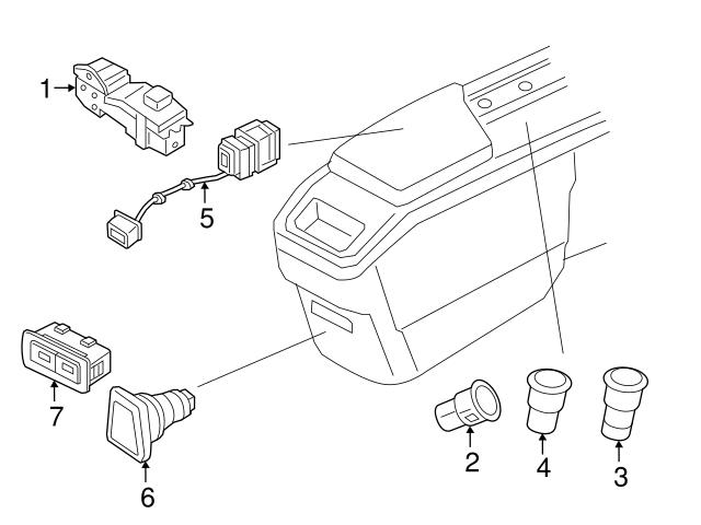Genuine Volvo 31443830 Ignition Switch - Volvo | 31412223 31443475