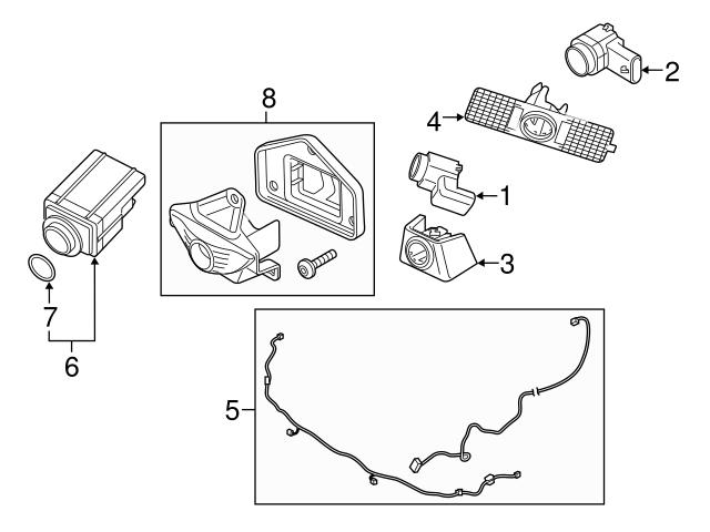 Genuine Volvo 31445164 Parking Aid Sensor - Volvo | 31270910 31341345
