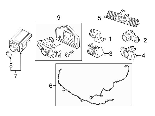 Genuine Volvo 31445166 Parking Aid Sensor - Volvo