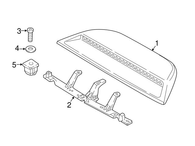 Genuine Volvo 31446494 Center High Mount Stop Light - Volvo