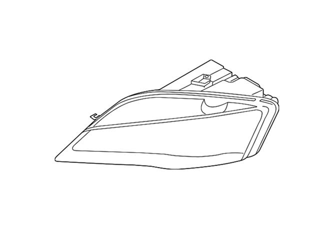 Genuine Volvo 31446506 Headlight; Left - Volvo