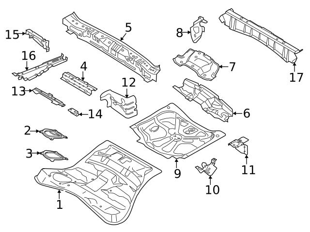 Genuine Volvo 31448848 Child Restraint Anchor Plate; Left - Volvo