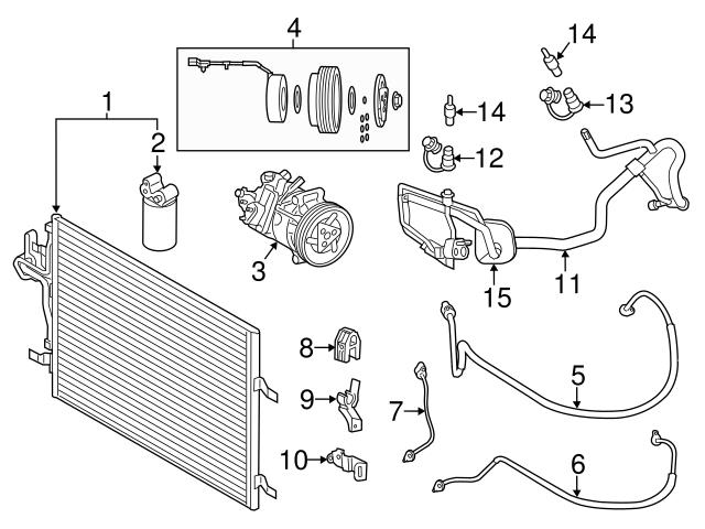 Genuine Volvo 31449198 A/C Refrigerant Line Grommet - Volvo | 31305816