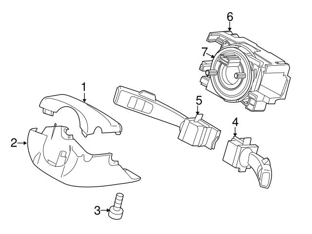 Genuine Volvo 31456046 Combination Switch - Volvo | 31394002