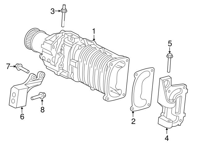 Genuine Volvo 31459808 Supercharger Gasket - Volvo | 31405627