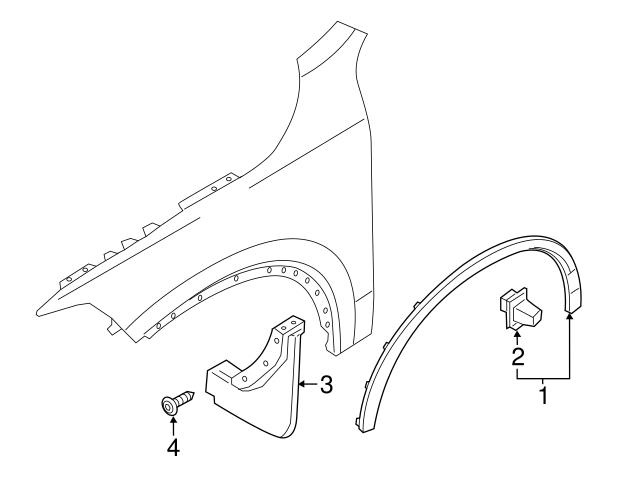 Genuine Volvo 31463574 Mud Flap; Front - Volvo | 31399345
