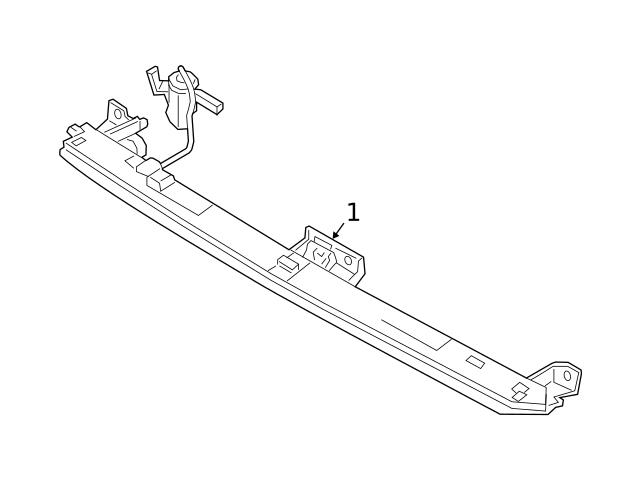 Genuine Volvo 31468198 Center High Mount Stop Light; Rear - Volvo