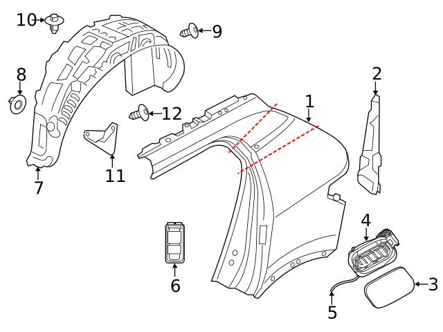 Genuine Volvo 31469591 Mud Flap; Right - Volvo