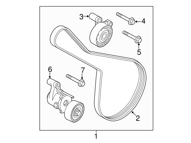 Genuine Volvo 31480409 Serpentine Belt - Volvo | 31401460