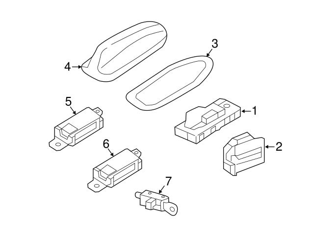 Genuine Volvo 31483411 Antenna Amplifier; Rear - Volvo | 31346776