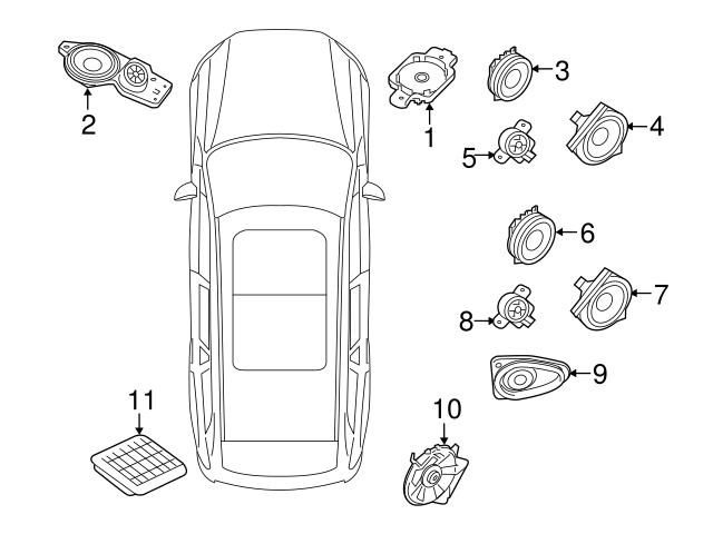 Genuine Volvo 31489726 Speaker - Volvo | 31409671