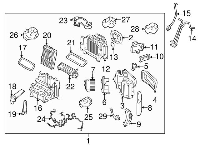 Genuine Volvo 31497561 HVAC Unit Case Assembly - Volvo | 31455346 ...