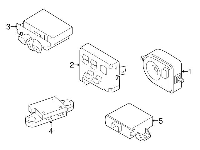 Genuine Volvo 31652212 Security System Infared Sensor - Volvo ...