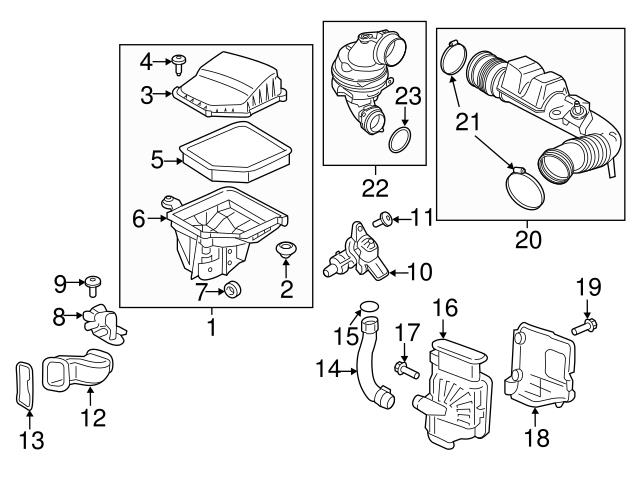 Genuine Volvo 31657800 Air Intake Hose - Volvo | 31657342