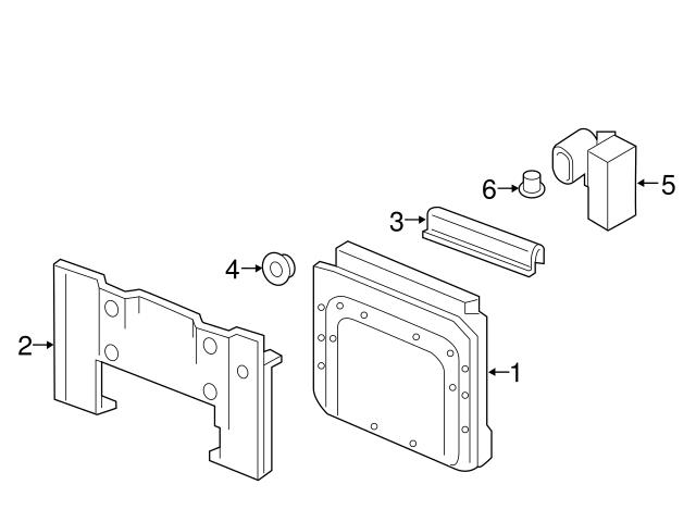 Genuine Volvo 31658344 Electronic Suspension Control Module - Volvo ...