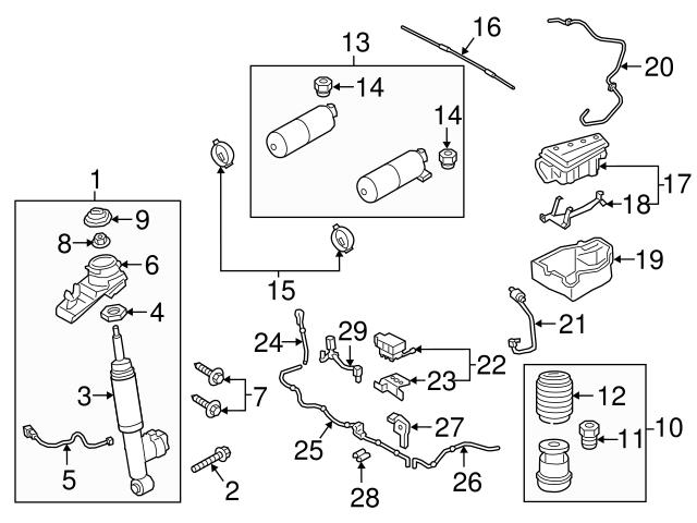 Genuine Volvo 31658382 Shock Absorber; Rear Left - Volvo
