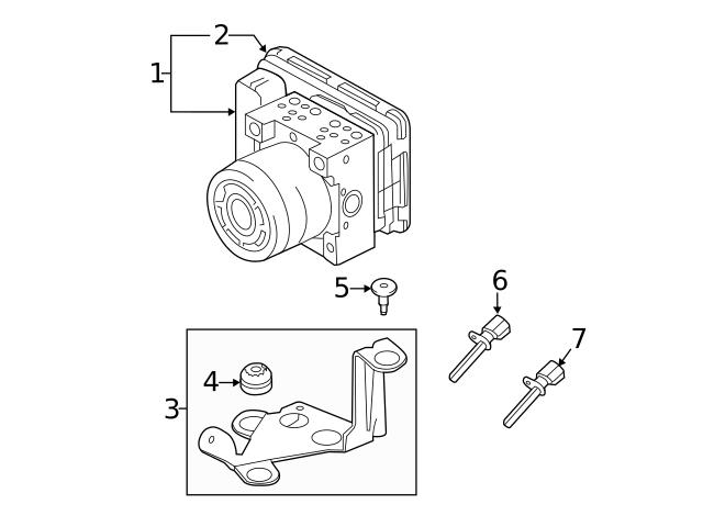 Genuine Volvo 31660938 ABS Hydraulic Assembly - Volvo
