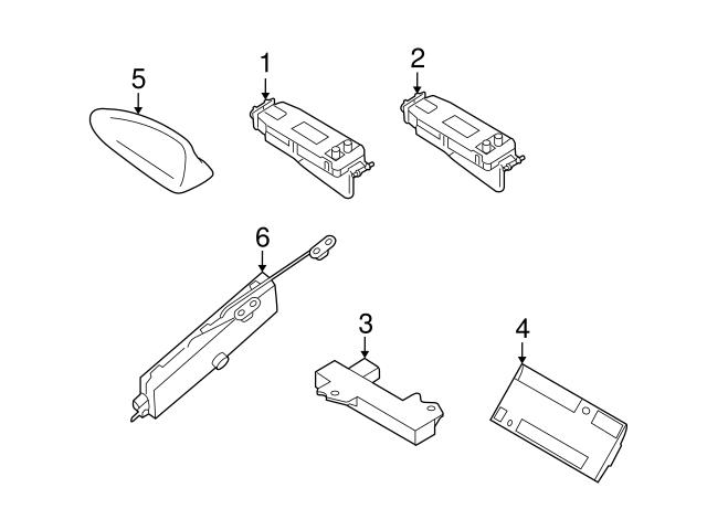 Genuine Volvo 31667590 Radio Antenna Mast - Volvo | 31210327 31409874