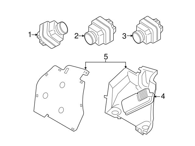 Genuine Volvo 31680061 Parking Aid Control Module - Volvo | 31445283 ...