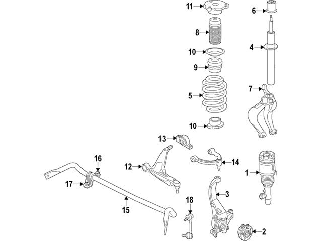 Genuine Volvo 31681640 Suspension Shock / Strut Mount Bushing Washer ...