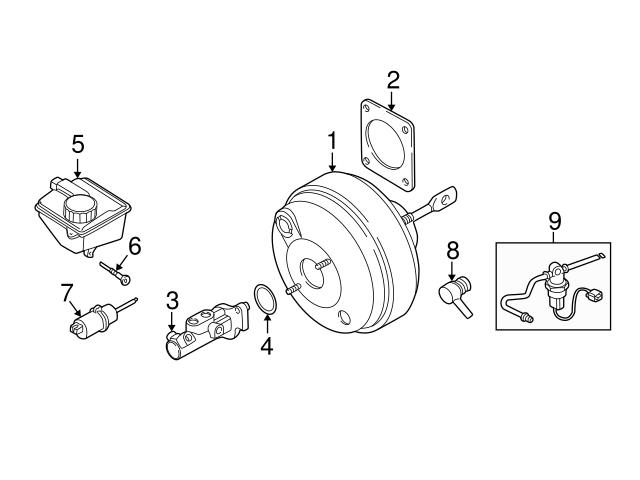 Genuine Volvo 31687032 Power Brake Booster Sensor - Volvo | 30742306 ...