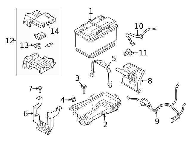Genuine Volvo 32200216 Fuse Box - Volvo