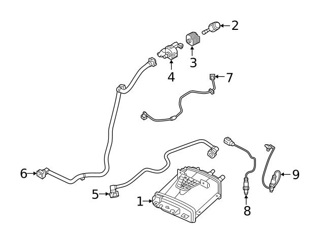 Genuine Volvo 32203645 Vapor Canister - Volvo