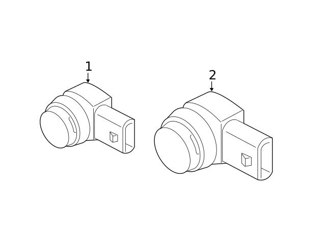 Genuine Volvo 32209358 Parking Aid Sensor - Volvo | 40000686