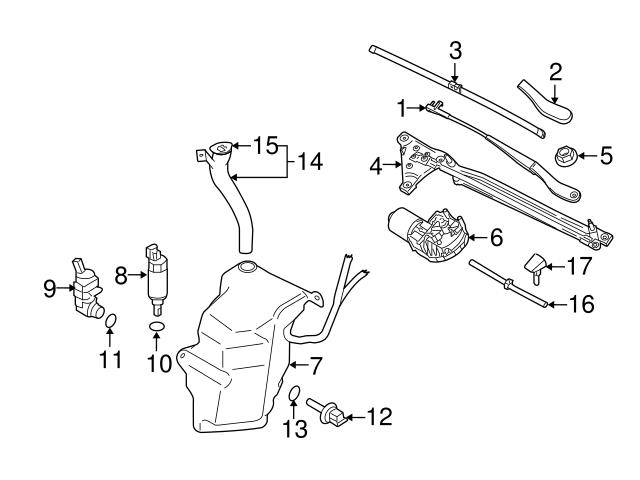 Genuine Volvo 32237894 Wiper Blade Assembly - Volvo | 31250288 31333383 ...