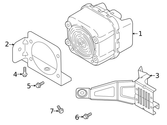 Genuine Volvo 32238068 Speaker; Front - Volvo | 32245093