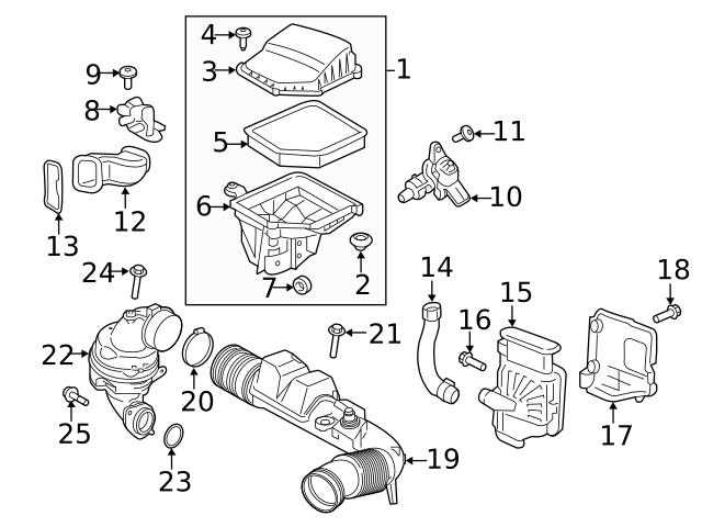 Genuine Volvo 32252710 Air Intake Hose - Volvo | 32252342
