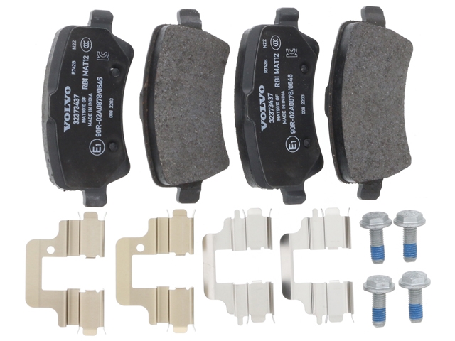 Genuine Volvo 32300259 Brake Pad Set; Rear - Volvo