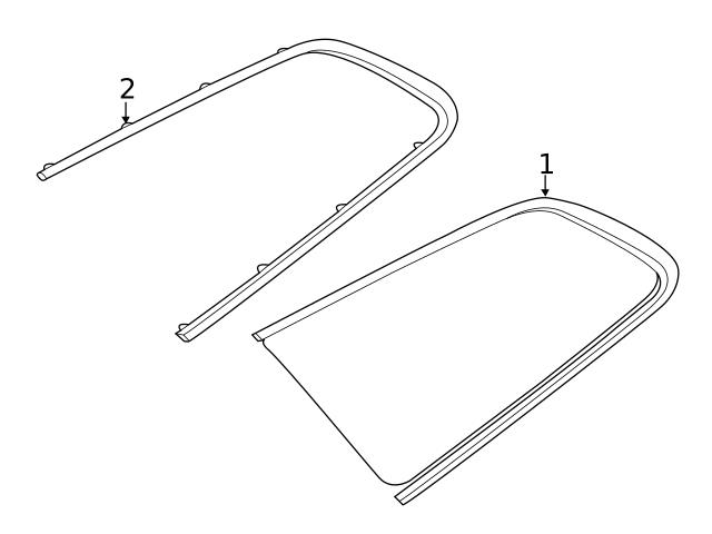 Genuine Volvo 32314289 Quarter Panel Reveal Molding; Right | 31651084