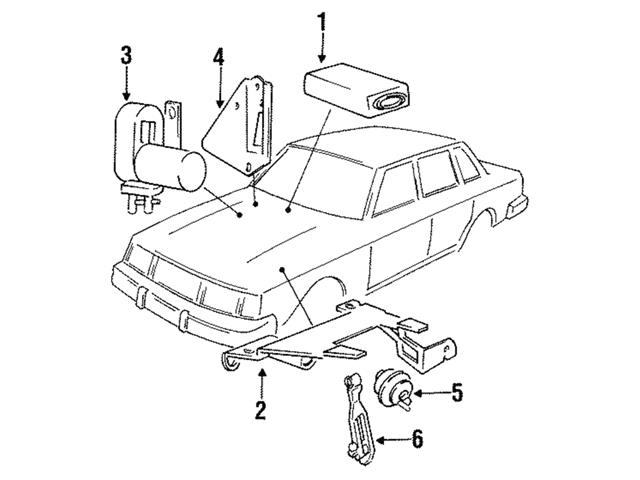 Genuine Volvo 3523537 Cruise Control Module - Volvo