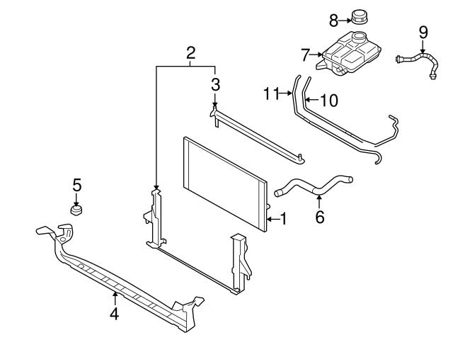 Genuine Volvo 36000211 Radiator - Volvo