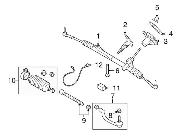 Genuine Volvo 36001699 Rack & Pinion Complete Unit - Volvo | 36001606 ...