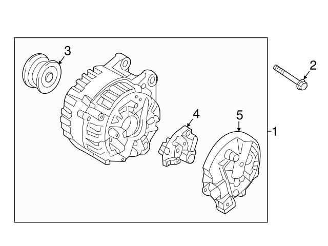 Genuine Volvo 36002812 Alternator - Volvo
