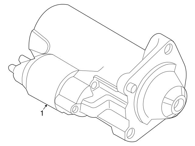 Genuine Volvo 36003222 Starter - Volvo | 36002496