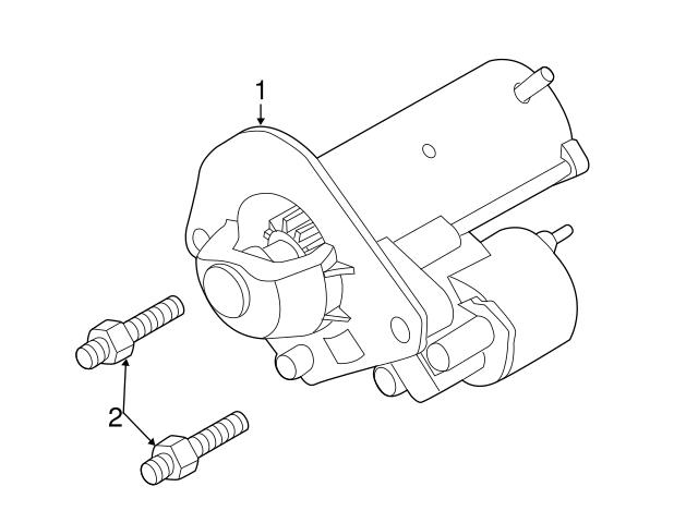 Genuine Volvo 36010188 Starter - Volvo