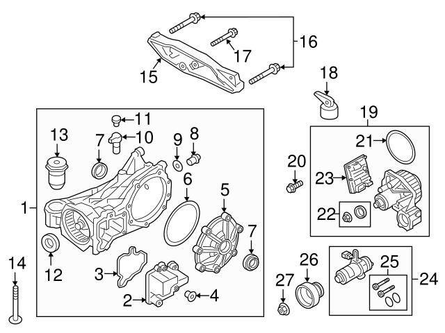 Genuine Volvo 36010561 Drive Shaft Pinion Yoke | 36012744