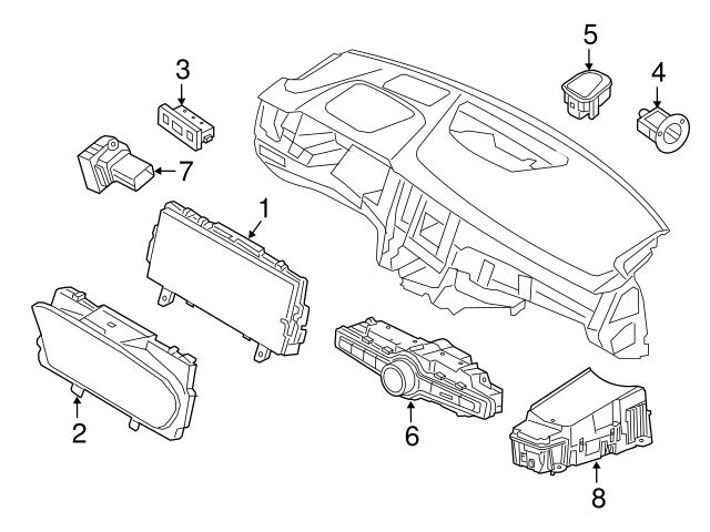Genuine Volvo 36011456 Heads Up Display Assembly - Volvo | 36002973